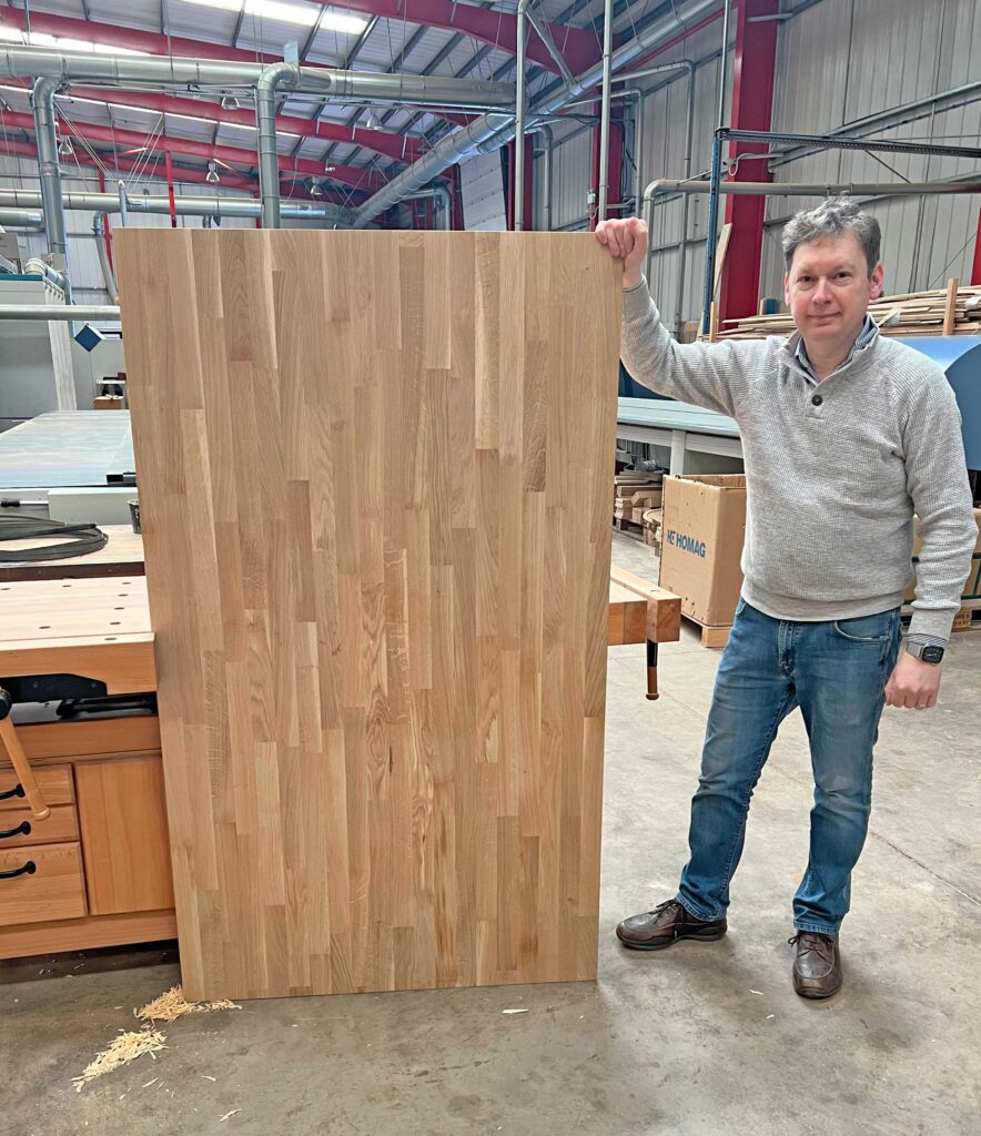 Large Oak Finger Jointed Panel - Clearance Sale