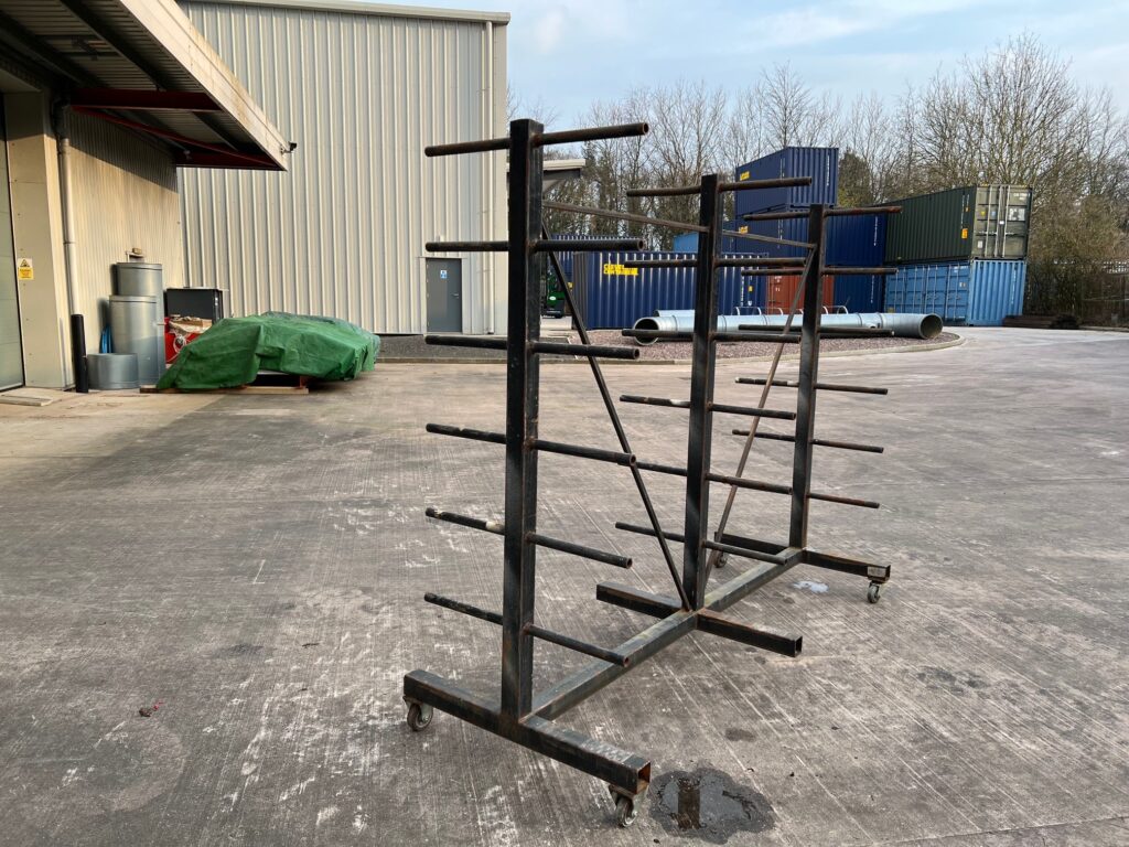 Heavy Duty Steel Double Cantilever Trolley - Shrops.co.uk