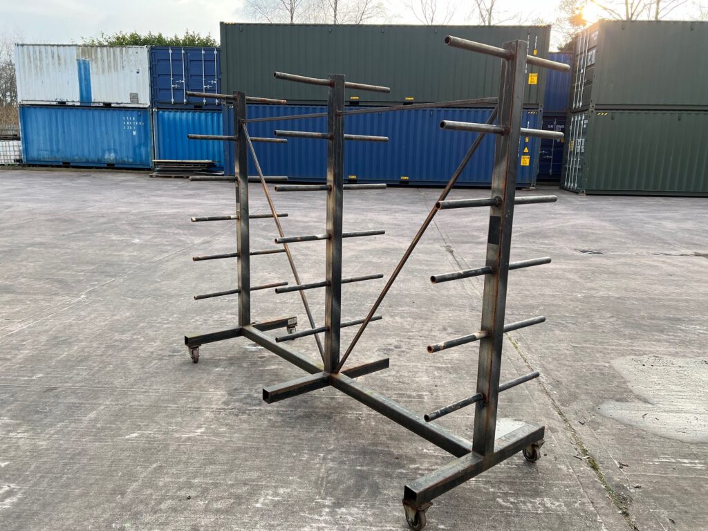 Heavy Duty Steel Double Cantilever Trolley - Shrops.co.uk